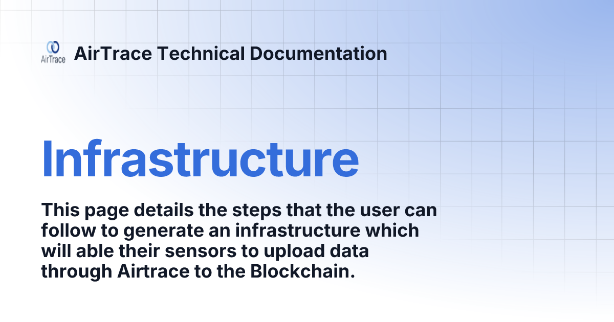 Infrastructure | AirTrace Technical Documentation